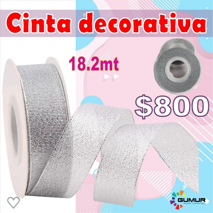 cinta plateada – Impresiones Gumur